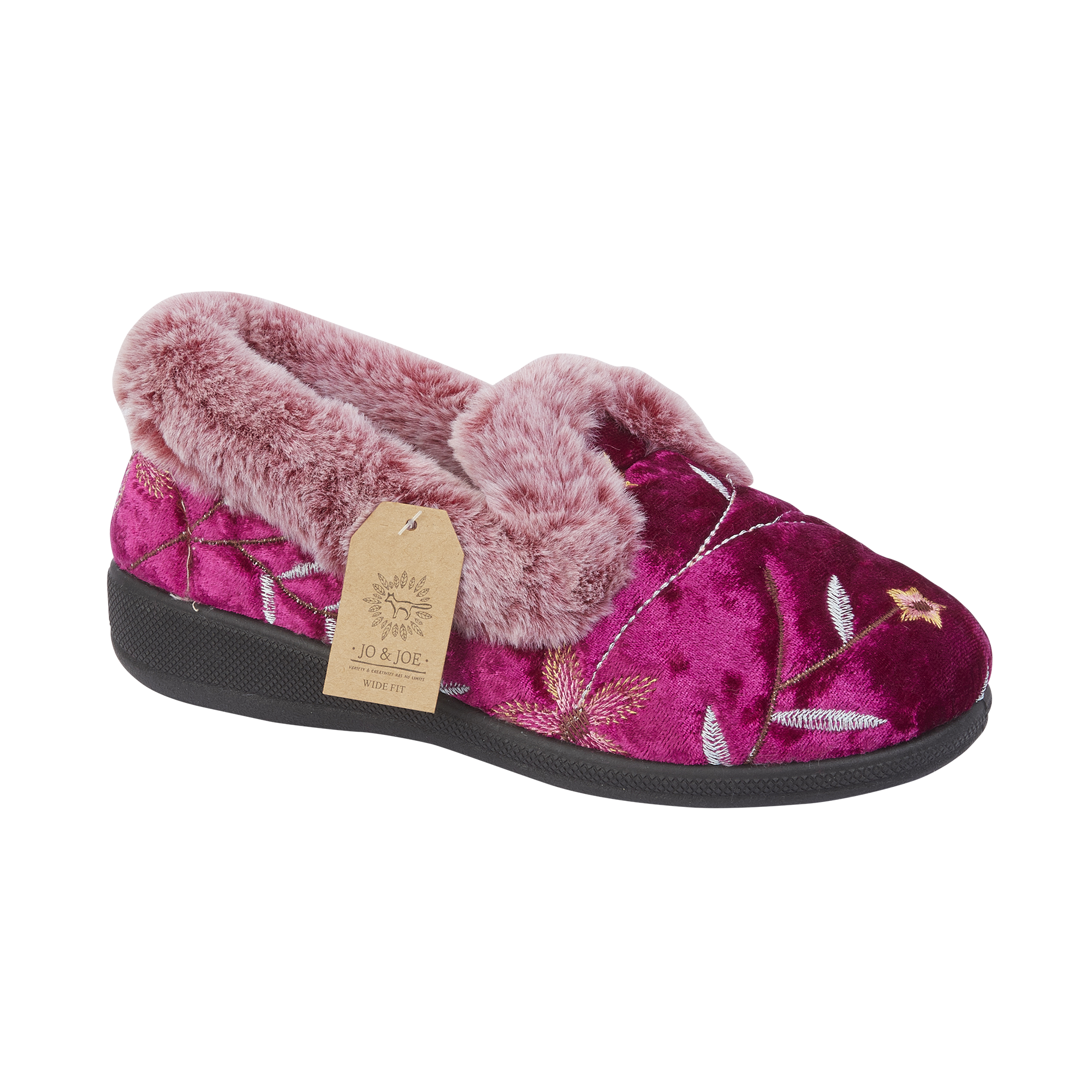 Mabel Wide Fit Slippers – JO&JOE Collection